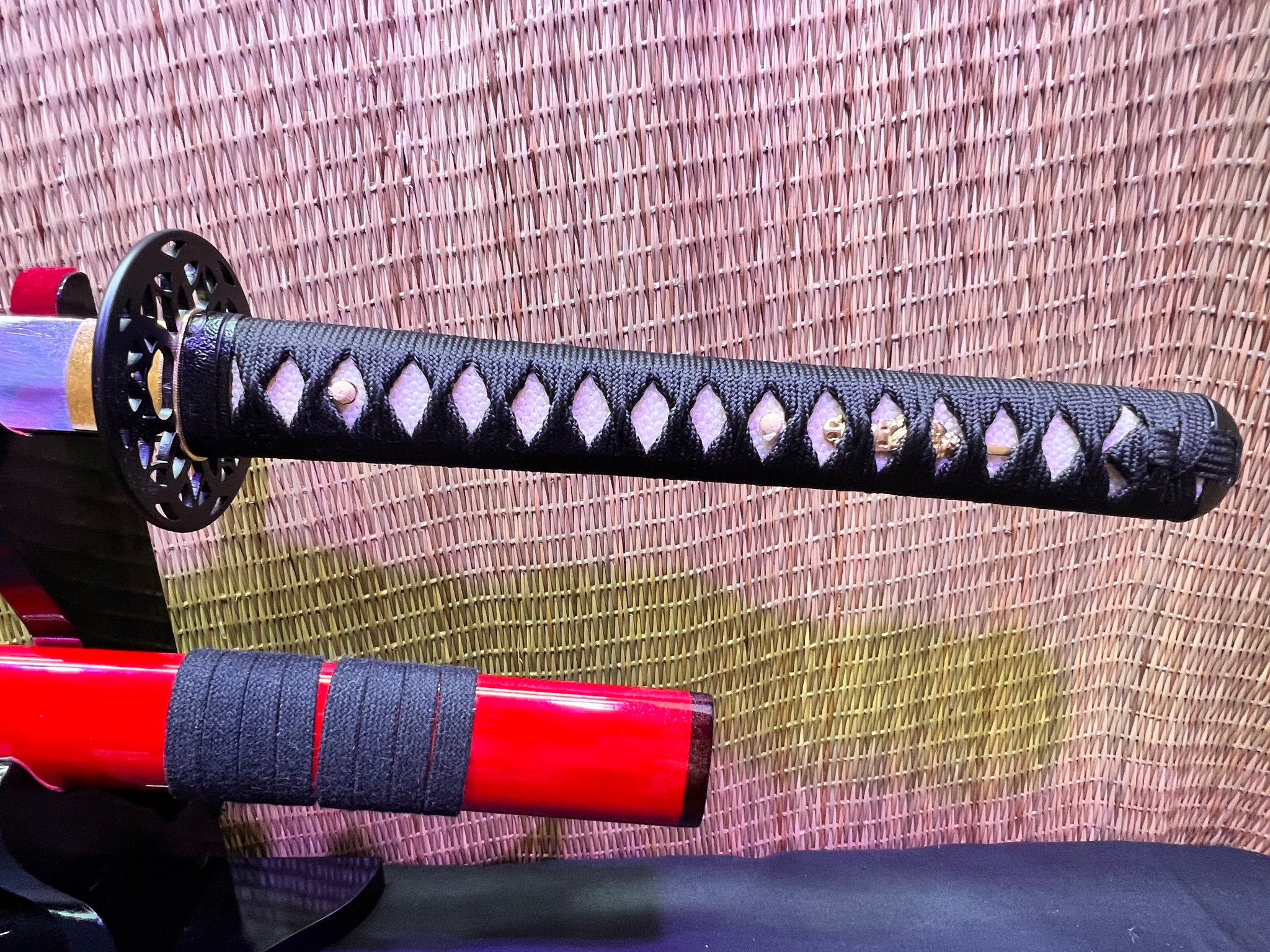 KATANA - RED SAYA BLACK TSUKA – The Samurai Connection
