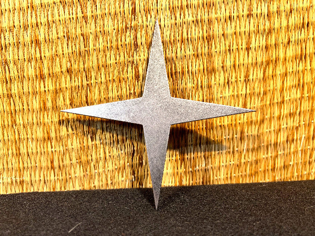 YAGYU SHINKAGE RYU JUJI 10G POLISHED SILVER – The Samurai Connection